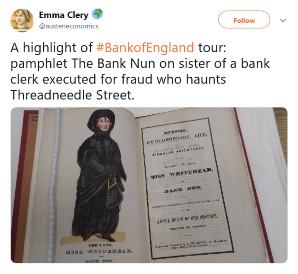 Rebecca Nesvet, “Miss Whitehead, ‘The Bank Nun’” | BRANCH